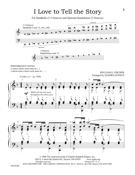 I Love to Tell the Story - forzandoArts